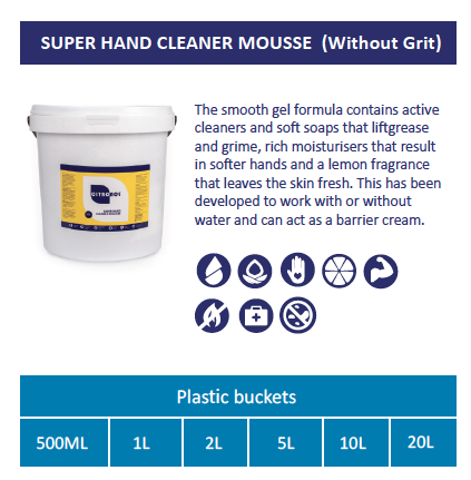 CIT_MHC_5L, Mousse Hand Cleaner without grit,Cleaning,Allied Products